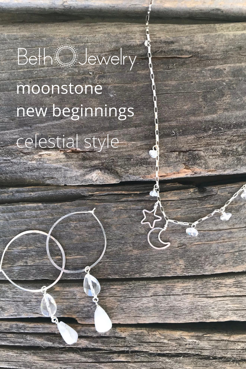 The Magic of the Moon in Delicate Hoops and More – Beth Jewelry, Inc.
