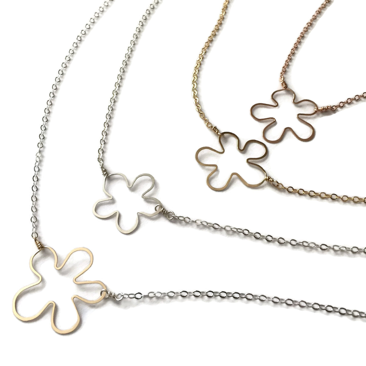 Small Flower Necklace – Beth Jewelry